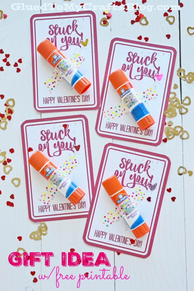 Stuck On You Gift Tag Printable