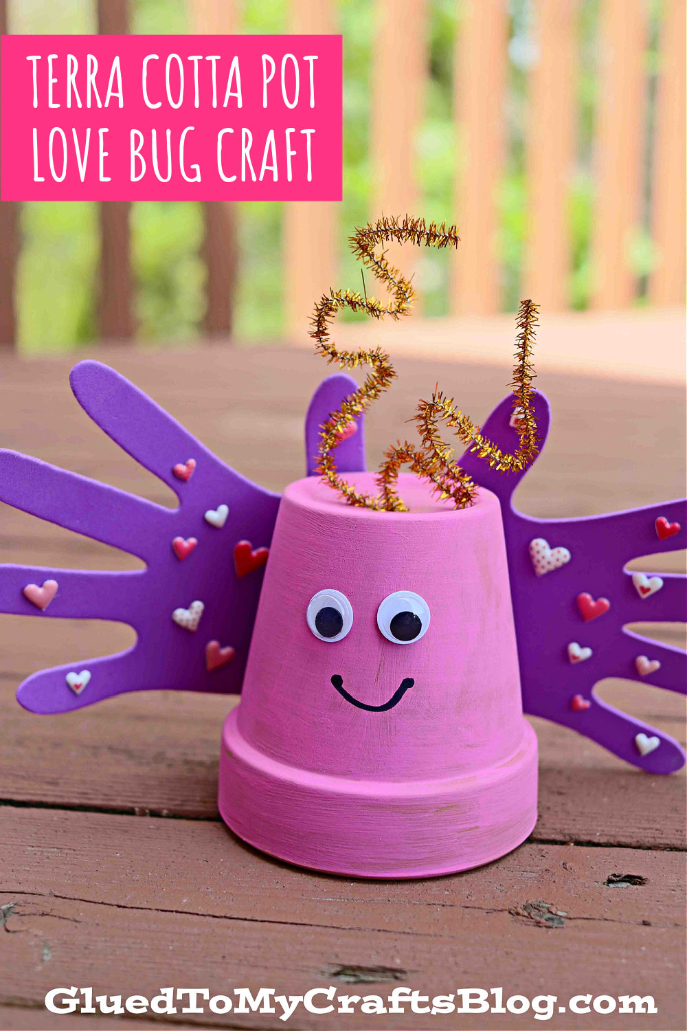 Terra Cotta Pot Love Bug Craft