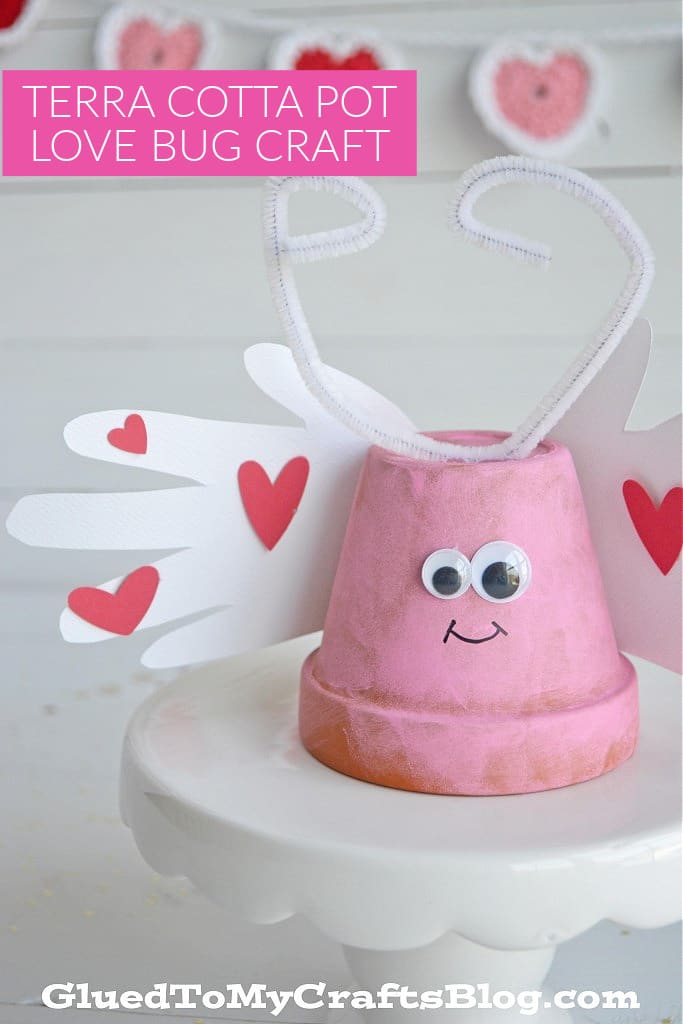 Terra Cotta Pot Love Bug