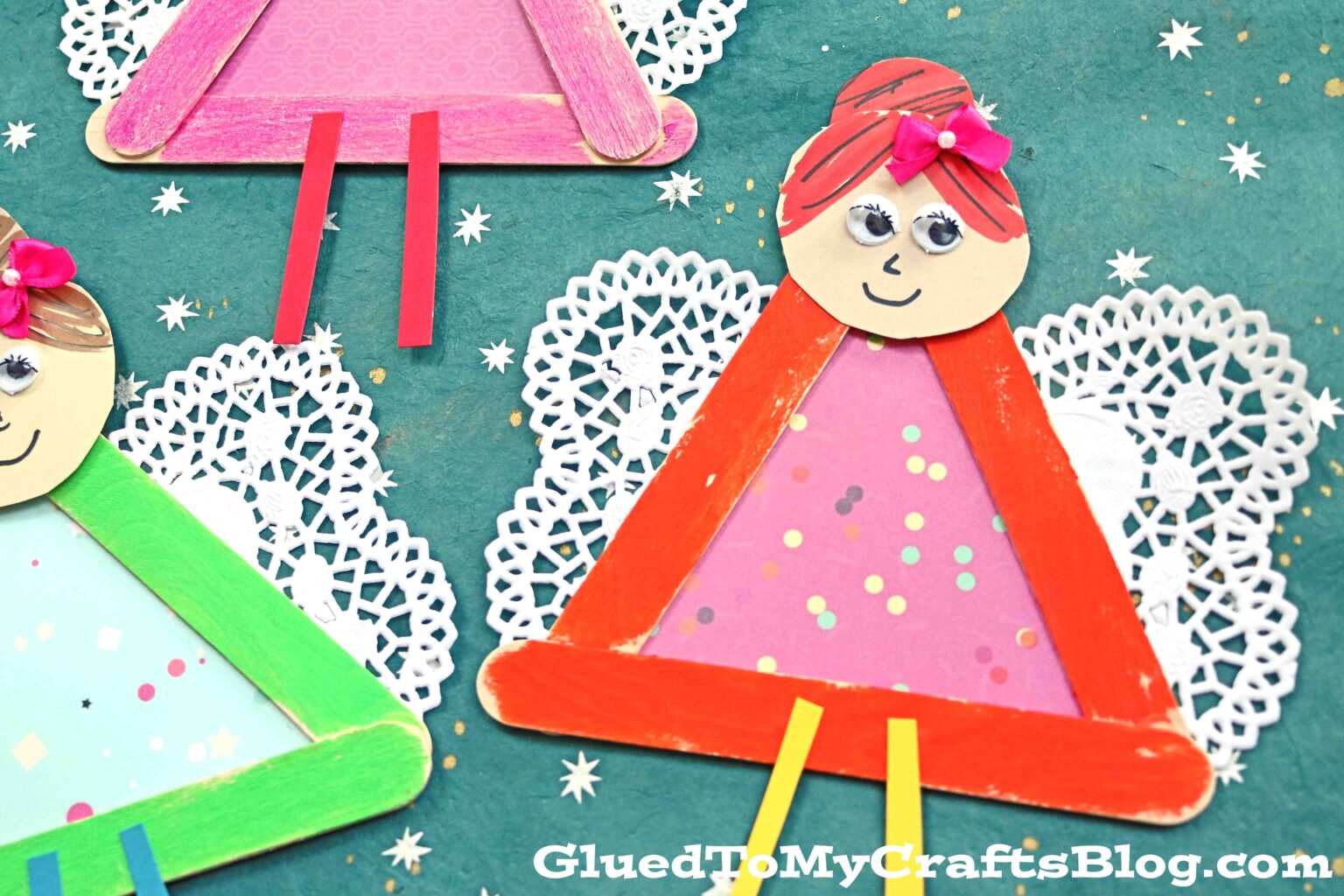 Popsicle Stick Garden Fairy Craft Idea