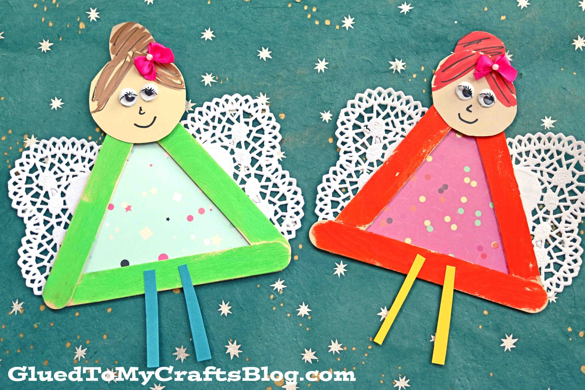 Popsicle Stick Garden Fairy Craft Idea