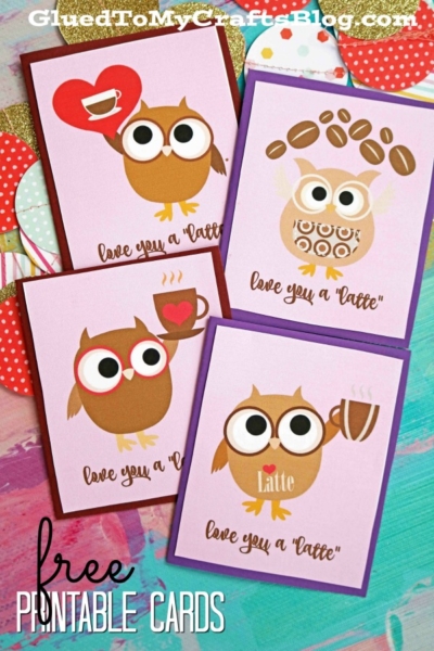 Valentine Classroom Card Printables