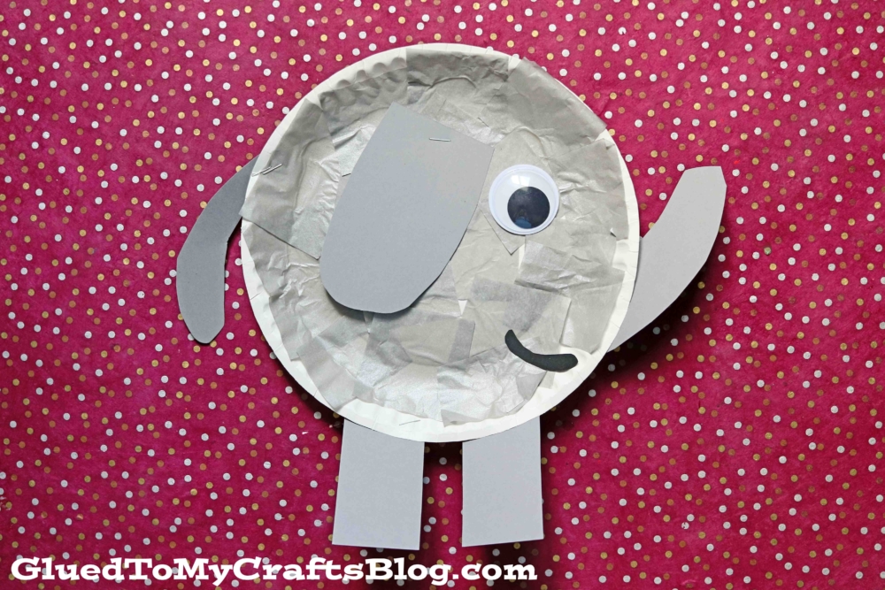 Paper Plate Elephant