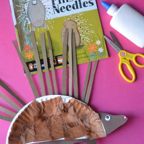 Paper Plate Porcupine Craft Idea For Kids