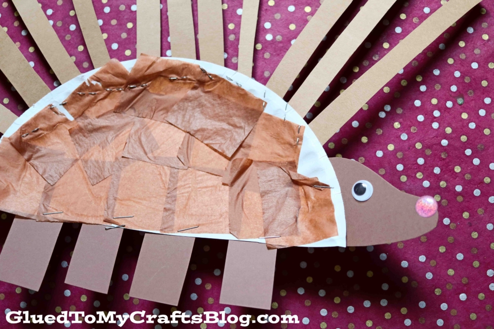 Paper Plate Porcupine