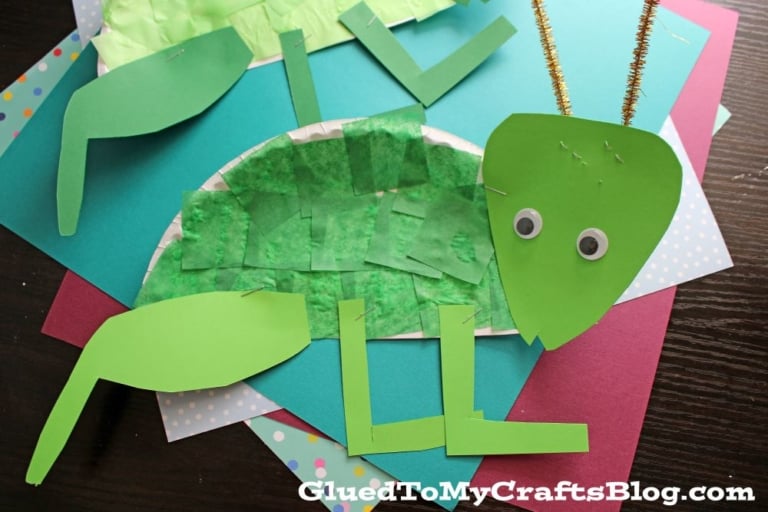 Paper Plate Cricket Craft Idea For Spring