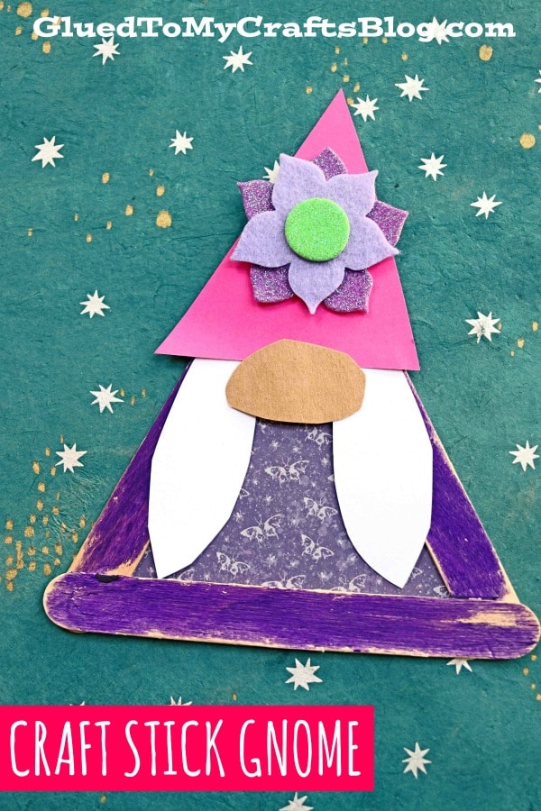 Popsicle Stick Garden Gnomes