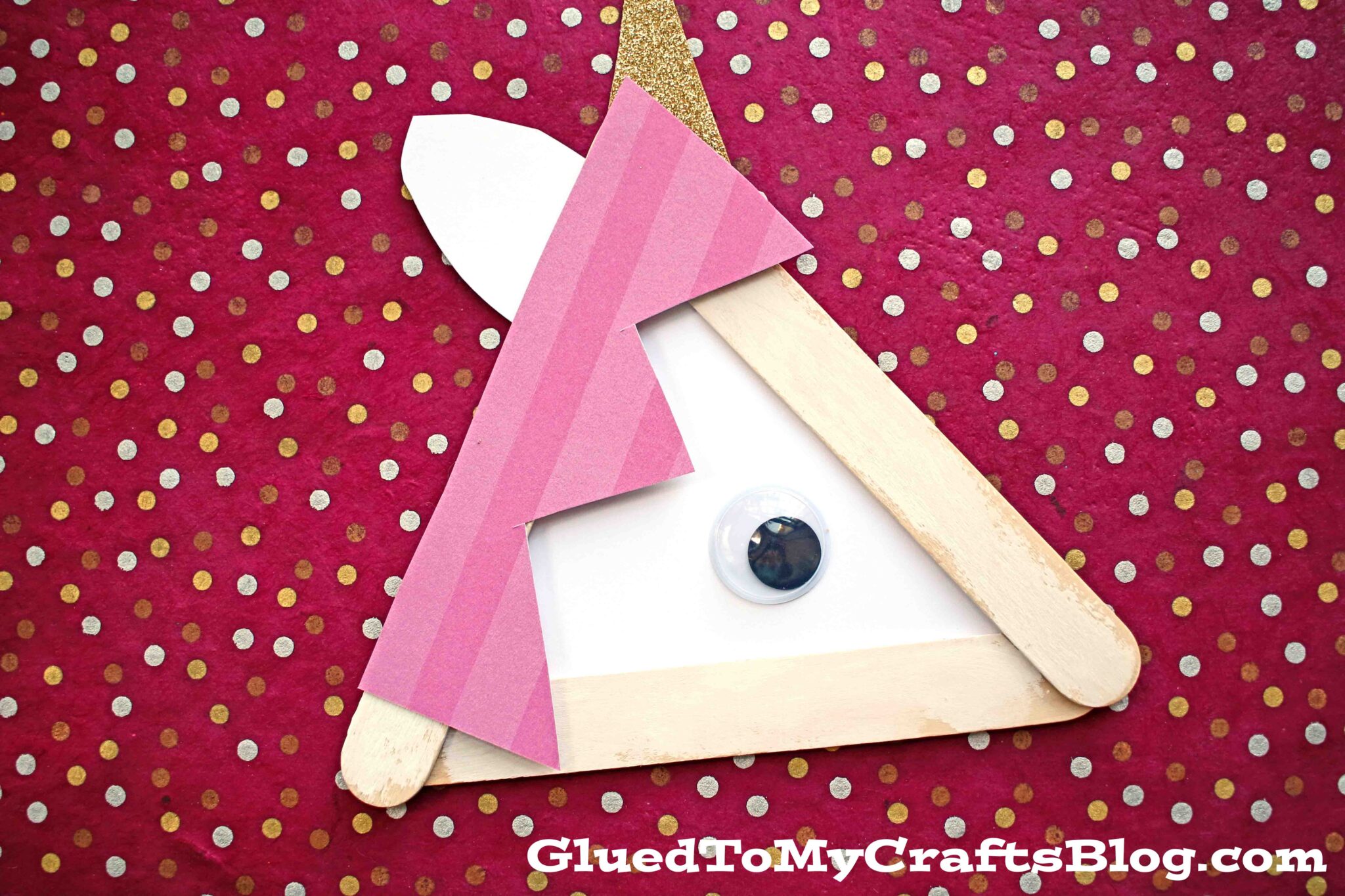 Popsicle Stick Unicorn Craft Idea