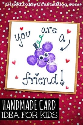 You Are A "Grape" Friend Card Craft