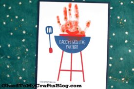 Handprint Daddy's Grilling Partner Keepsake