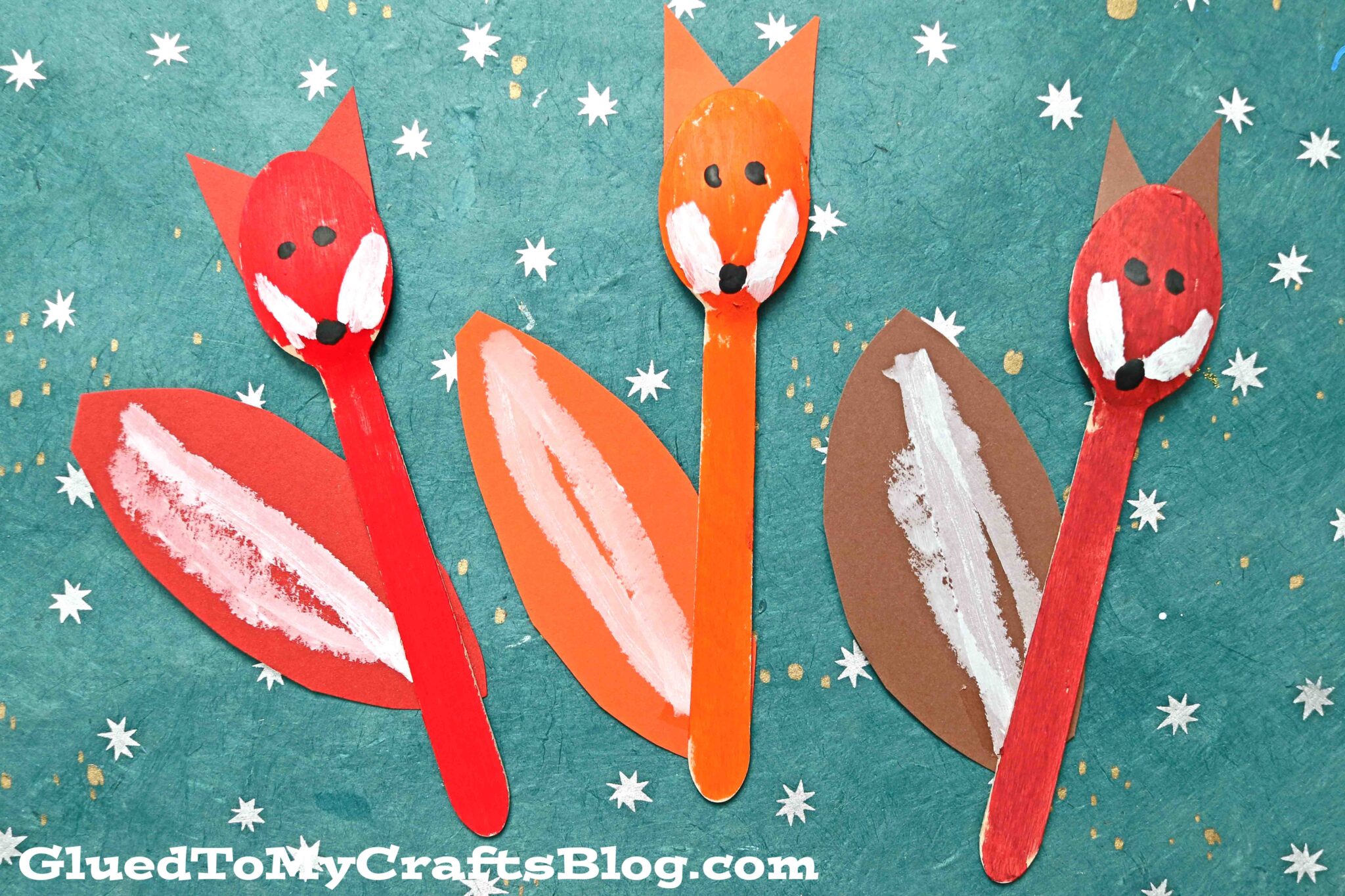 Wooden Spoon Fox Craft Idea For Kids