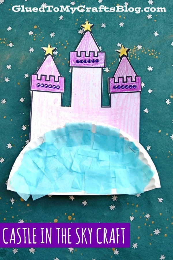 Paper Plate Princess Castle