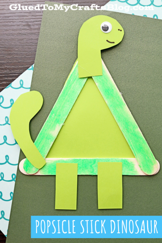 Popsicle Stick Dinosaur Craft