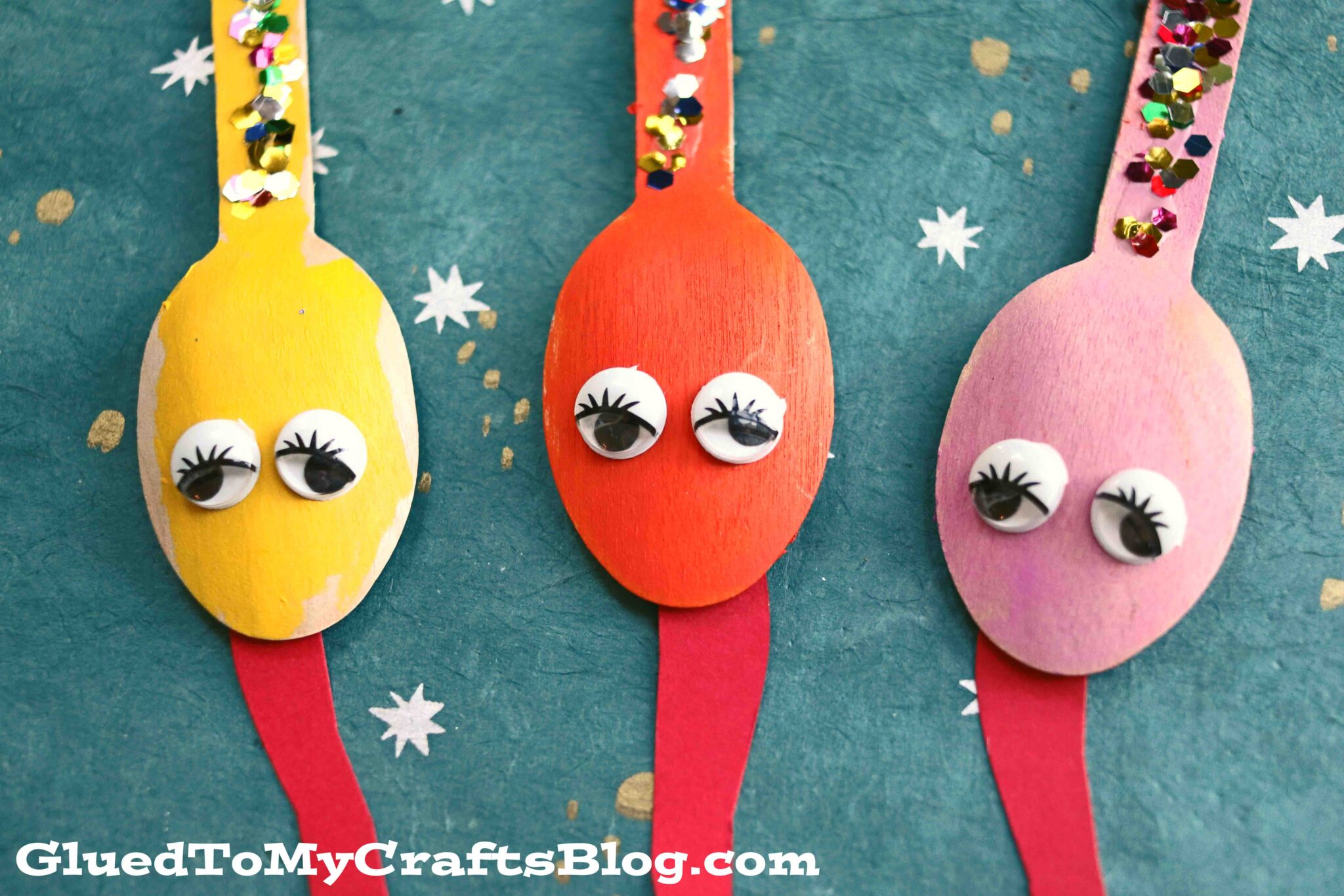 Wooden Spoon Snake Craft Idea