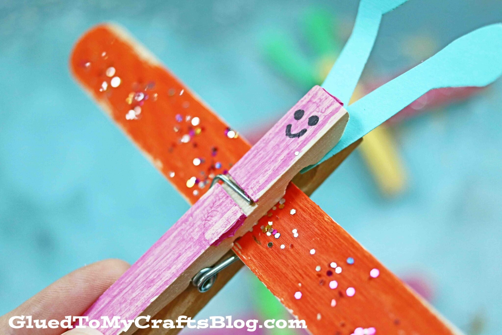 Clothespin & Popsicle Stick Butterflies