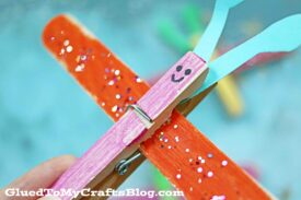 Clothespin & Popsicle Stick Butterflies