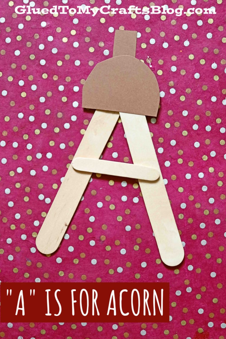 The ABC's In Popsicle Sticks