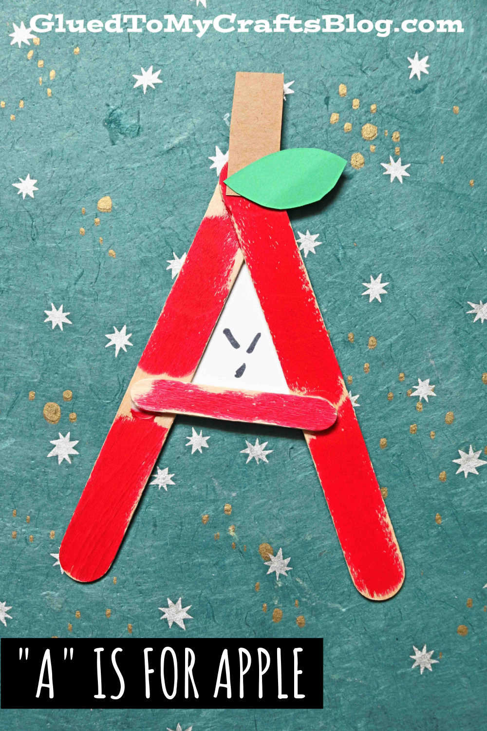 The ABC's In Popsicle Sticks