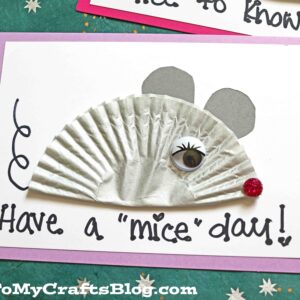 Paper Plate Cheese & Mouse Craft