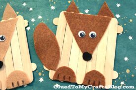Popsicle Stick Dog Craft Idea