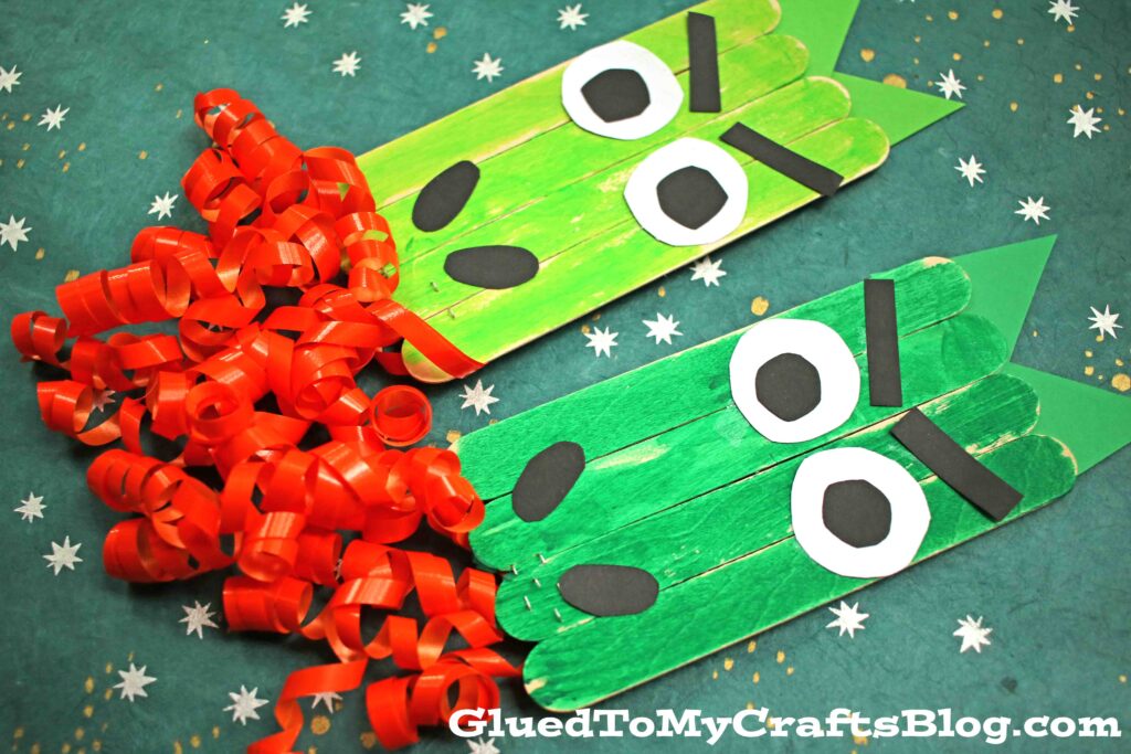 Popsicle Stick Firing Breathing Dragon