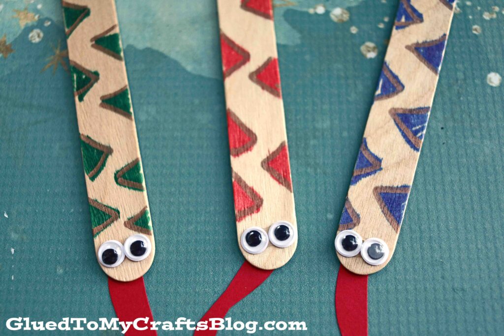 Popsicle Stick Snakes