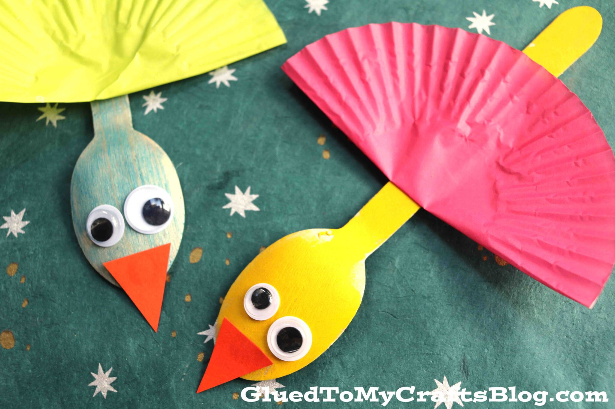 Wooden Spoon Bird Puppet Craft