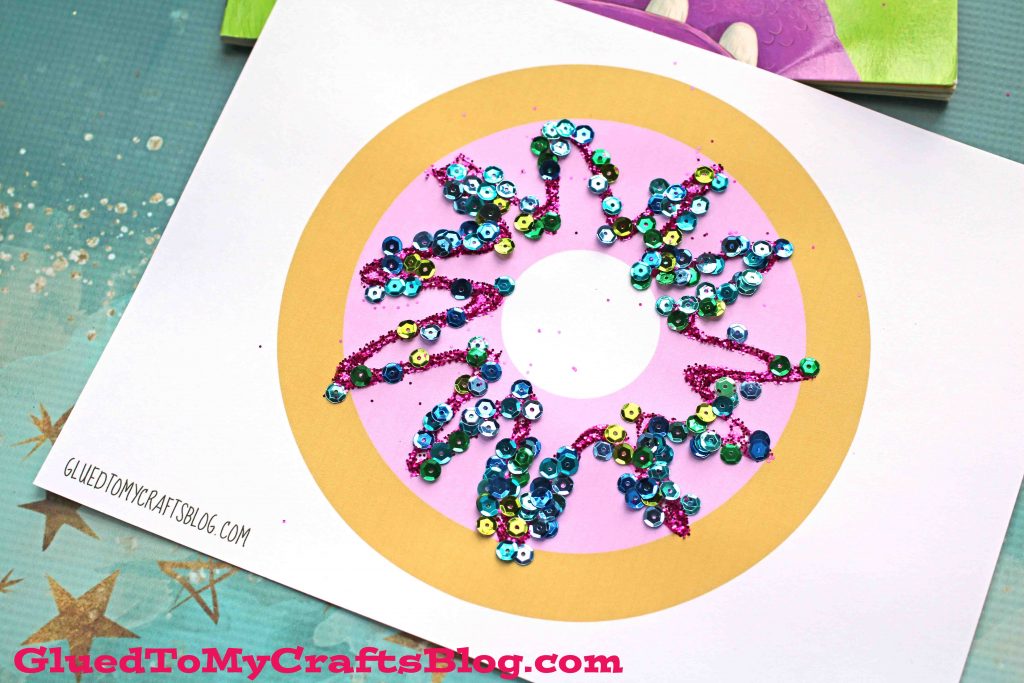 Paper Doughnut Craft Idea For Kids