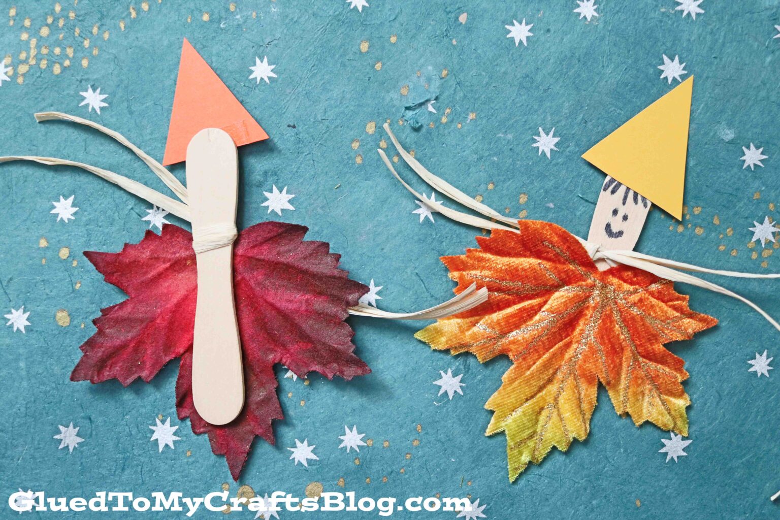 Popsicle Stick Leaf Elf Craft Idea