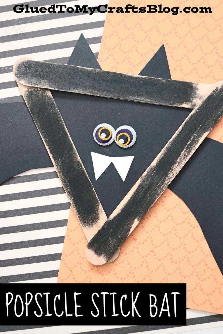 Popsicle Stick Halloween Friends Craft Idea