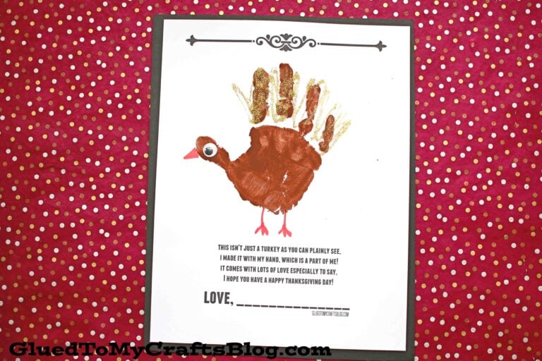 Handprint Turkey Poem Keepsake