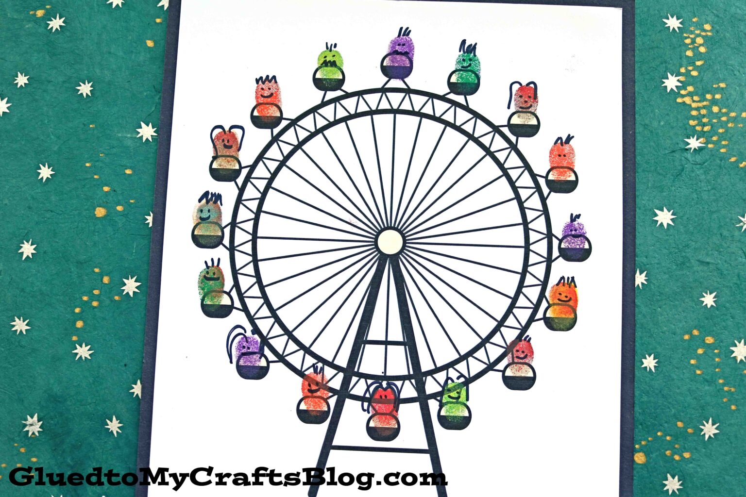 Thumbprint Ferris Wheel Craft