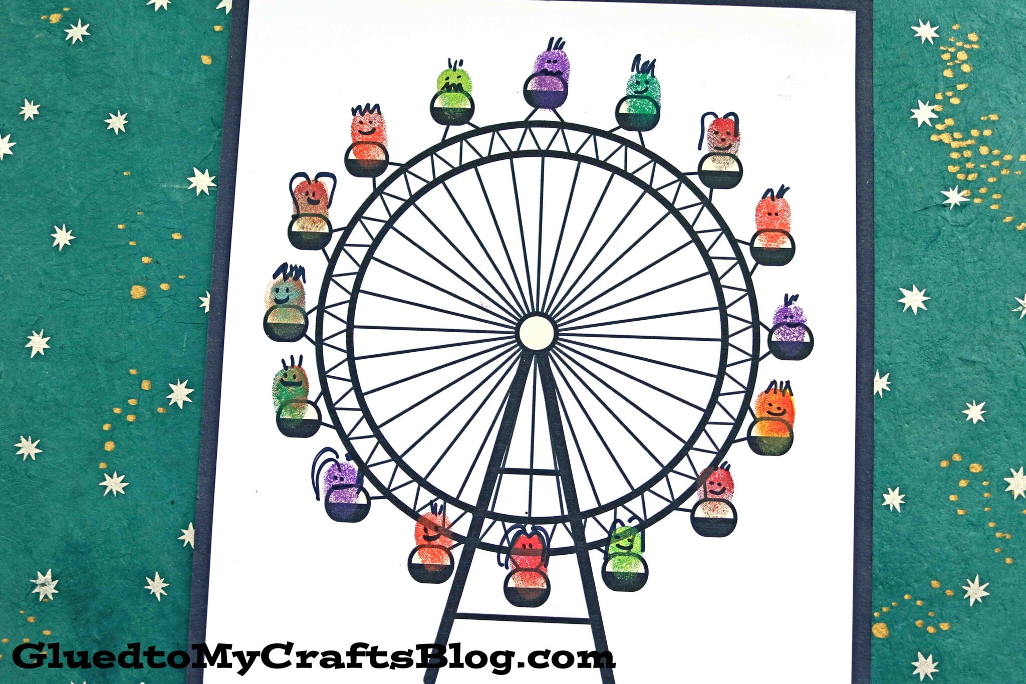 Thumbprint Ferris Wheel Craft