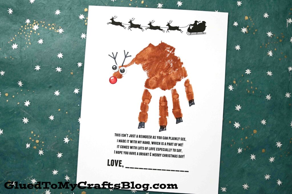 Handprint Holiday Poems For Christmas