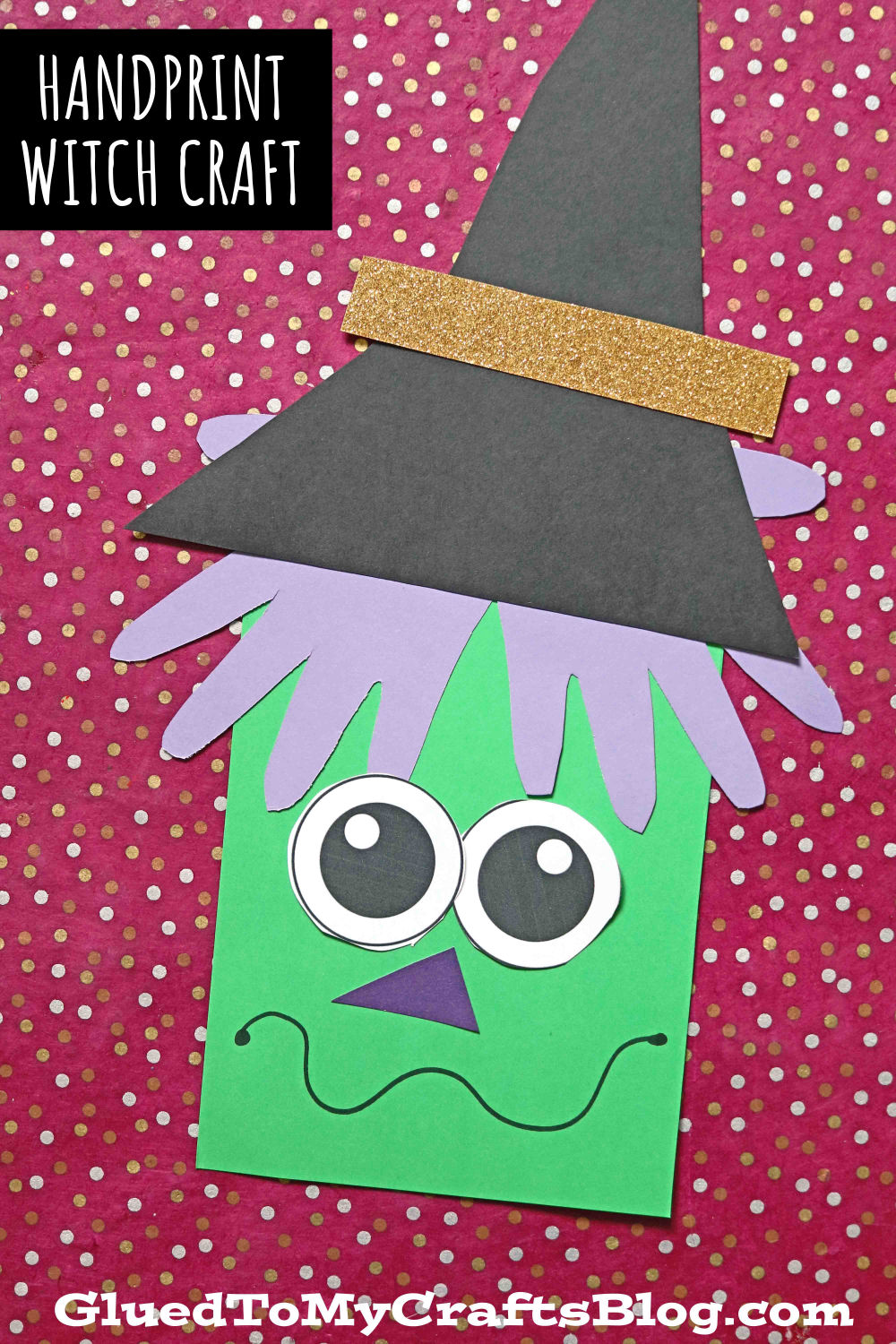 Paper Handprint Witch Keepsake