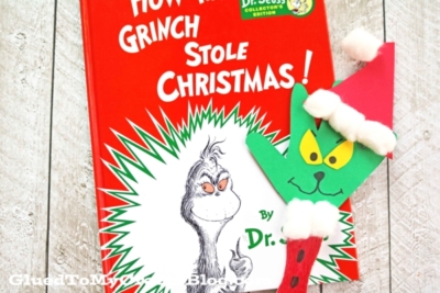 Handprint Grinch Puppet Craft Idea For Kids