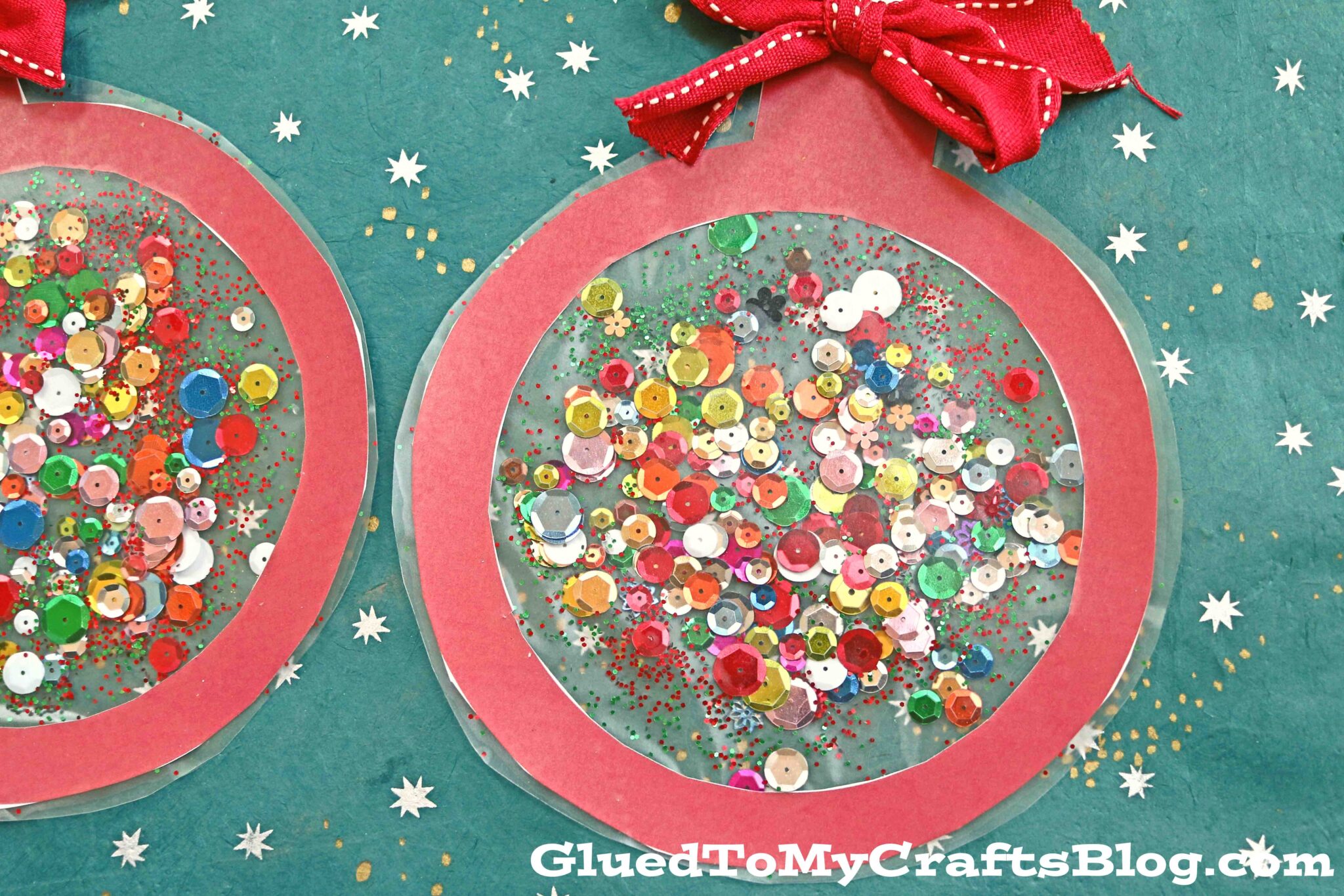 Stained Glass Ornament Craft Idea For Christmas