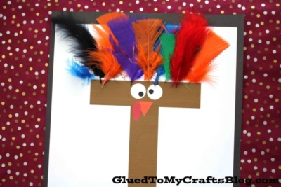 "T" is for Turkey Craft Idea For Kids