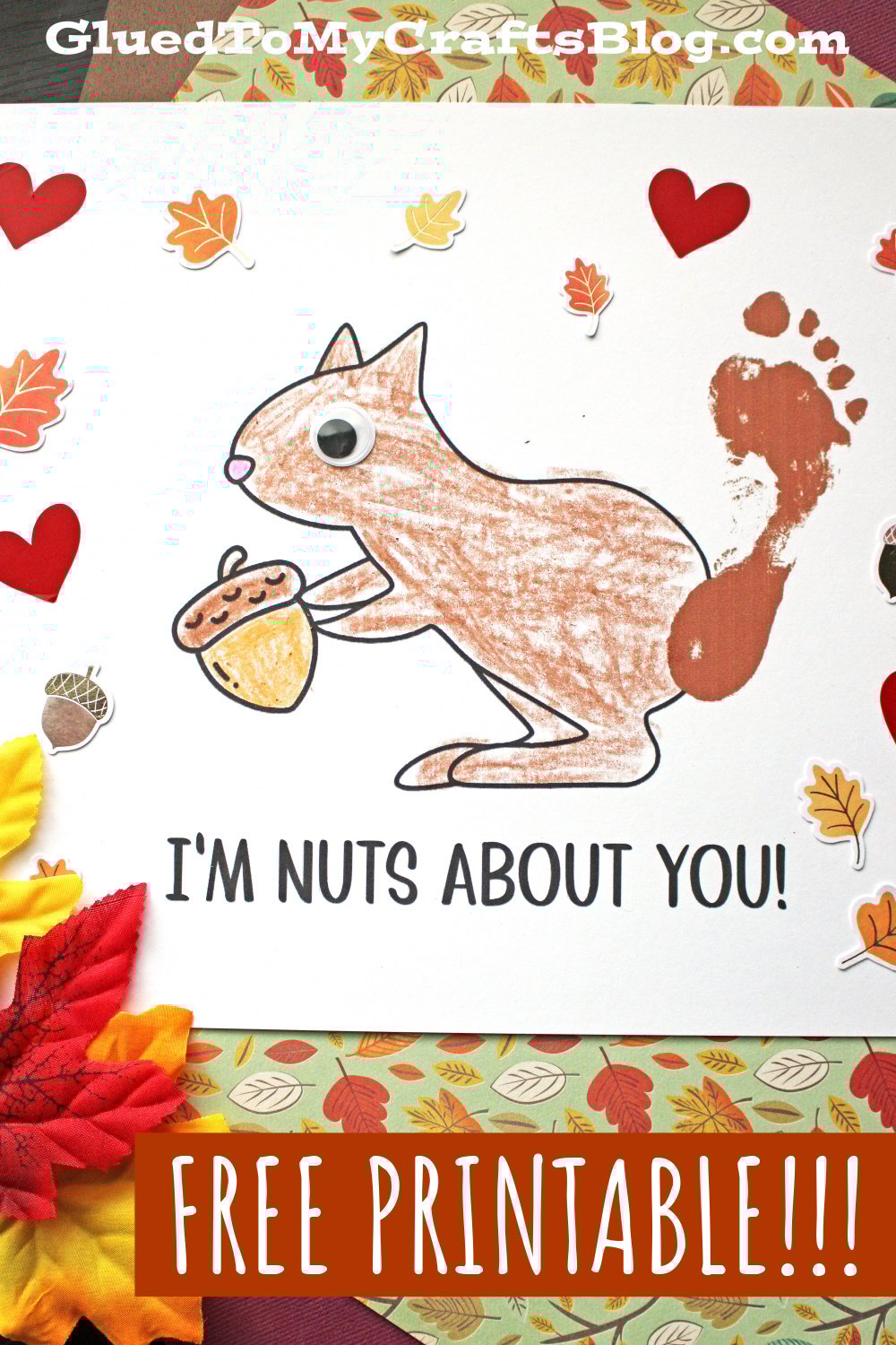Squirrel Keepsake Craft Idea For Kids
