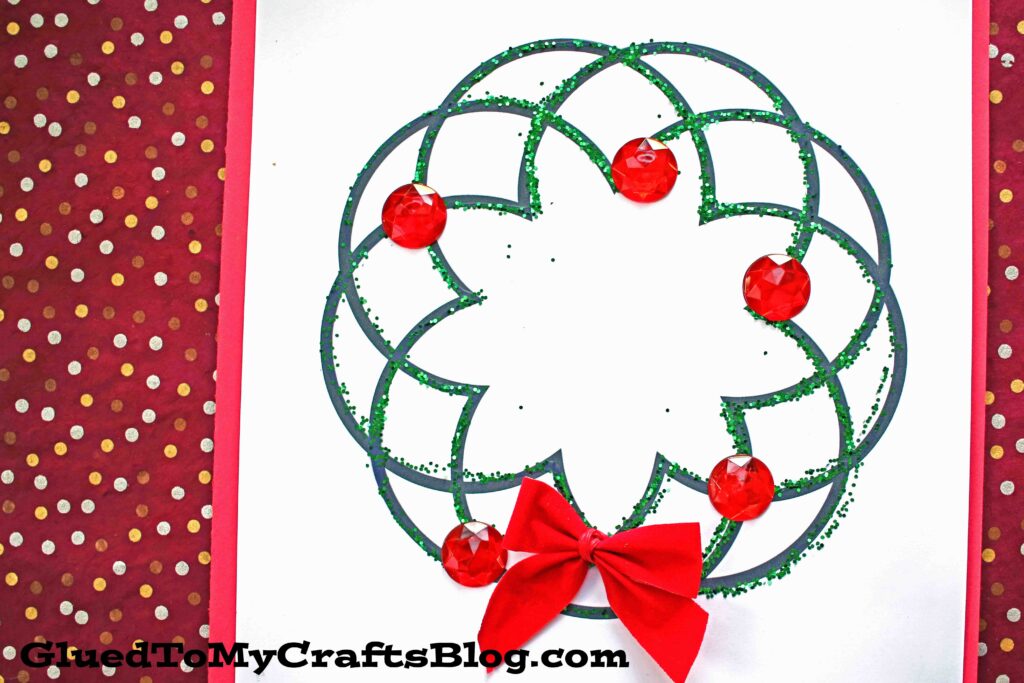 Glitter & Paper Christmas Wreath