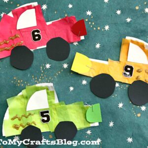 Paper Plate Police Car