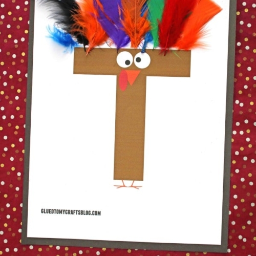 "T" is for Turkey Craft Idea For Kids
