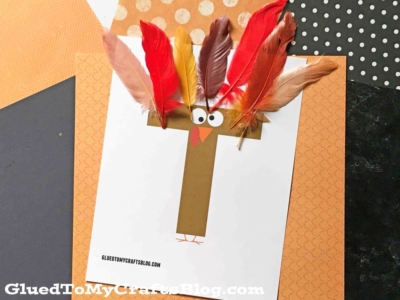 "T" is for Turkey Craft Idea For Kids