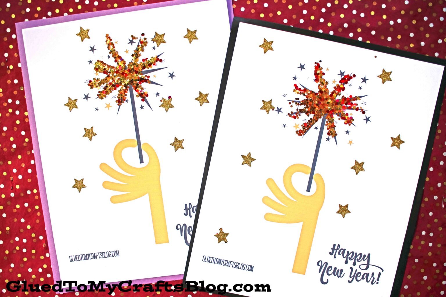 New Year's Paper Firework Sparkler Craft