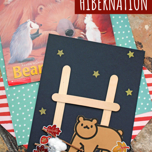 "H" is for Hibernation Bear Cave Craft