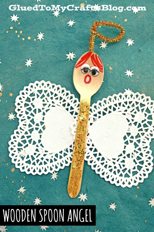 Wooden Spoon Christmas Angel