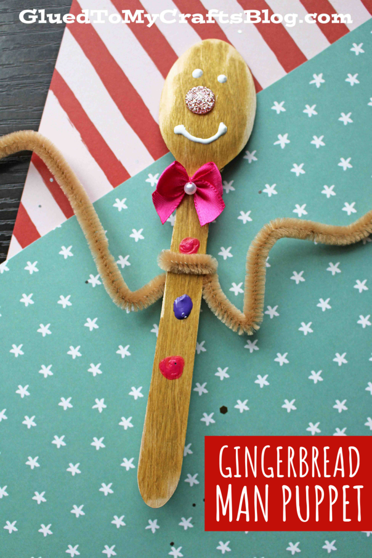 Wood Spoon Gingerbread Man Craft Idea