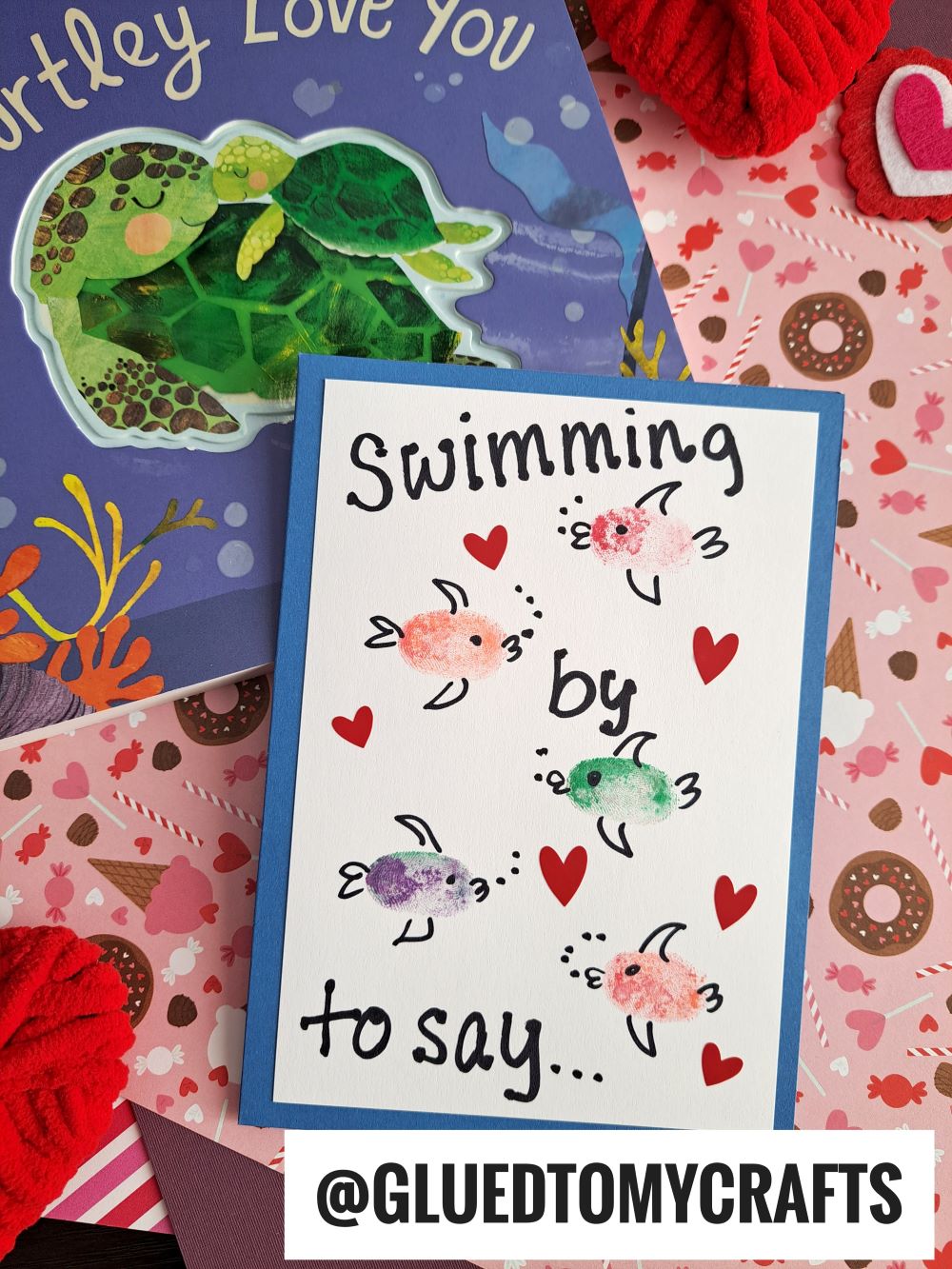 Thumbprint Valentine's Day Card Craft Ideas