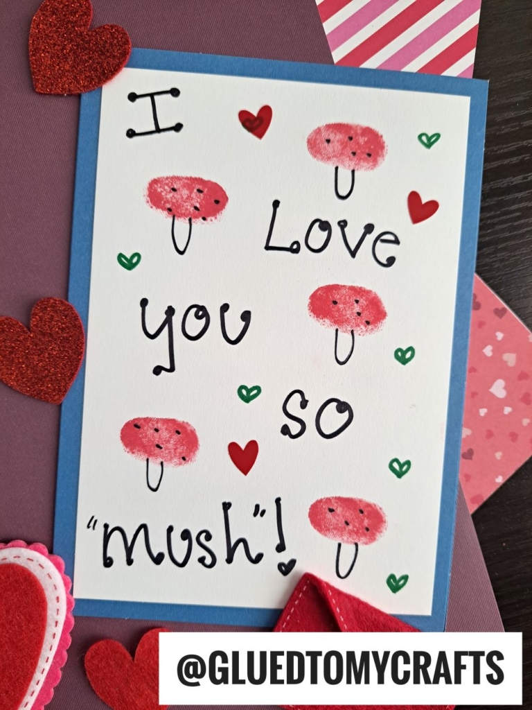 Thumbprint Valentine's Day Card Craft Ideas