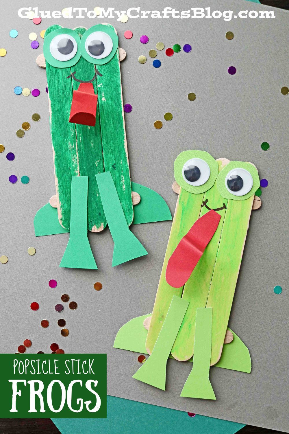 Popsicle Stick Frog